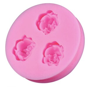 ROSE MOLD, Roses Mold, Silicone Floral Mold, Mini Flower Mold, Jewelry ...