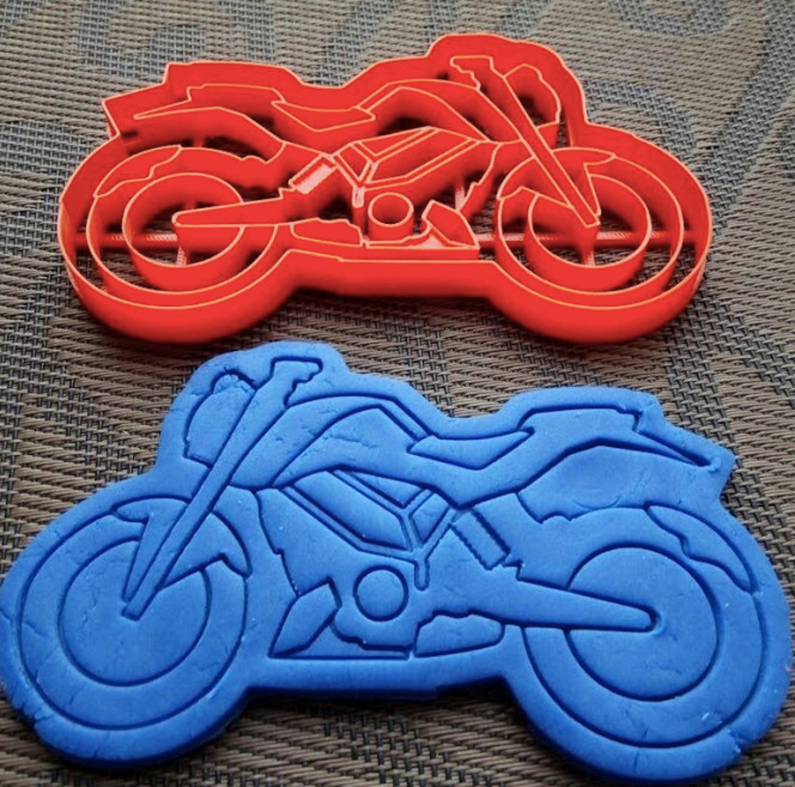 MOTORCYCLE COOKIE CUTTER Cortador de Fondant de Plástico - Etsy España