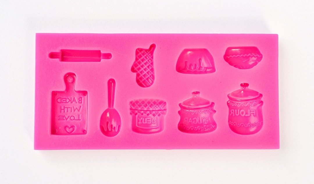 KITCHEN TOOLS MOLD, Fondant Mold, Flour Sugar Dishes Shaped Chocolate ...