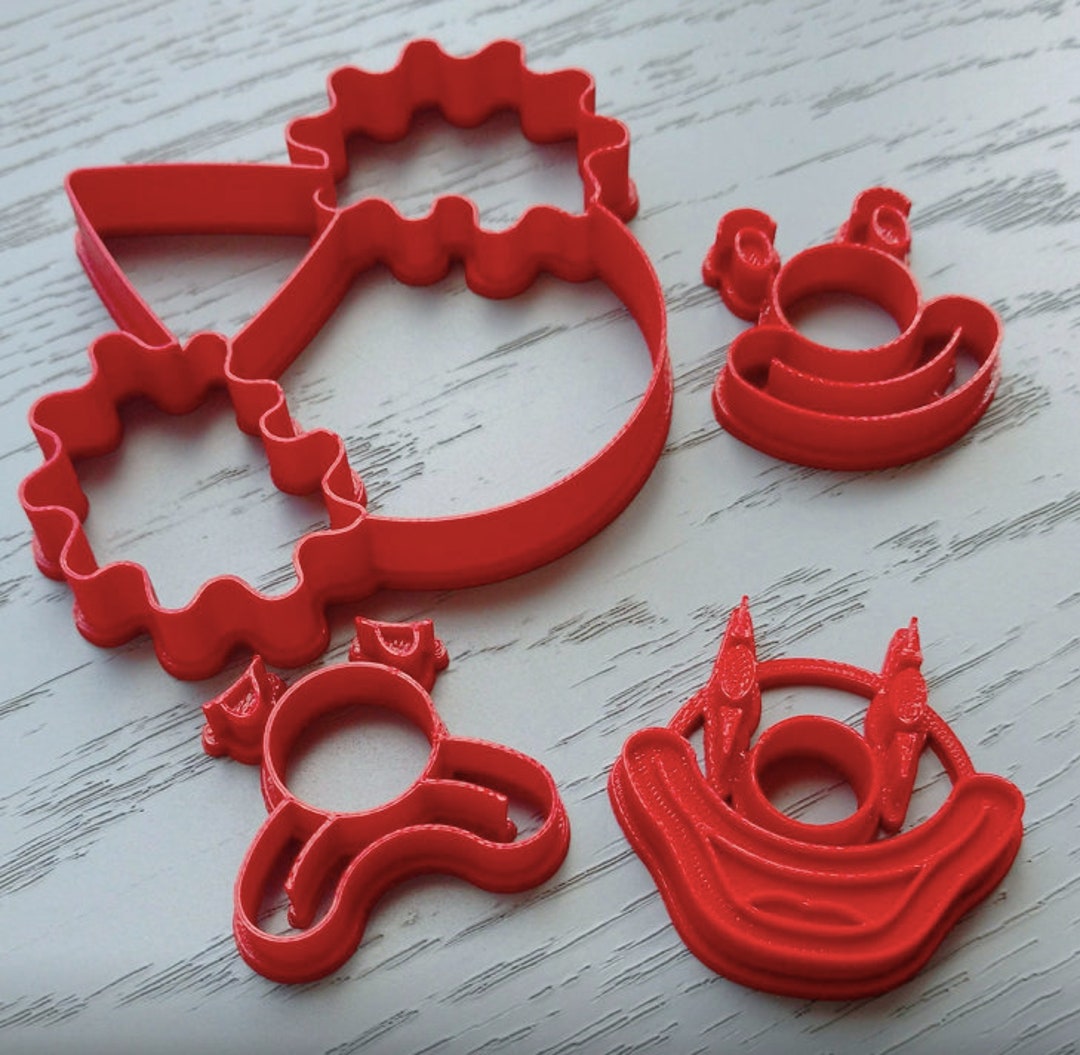 CLOWN COOKIE CUTTER, Fondant Cutter, Circus Theme Plastic Cookie Cutter ...