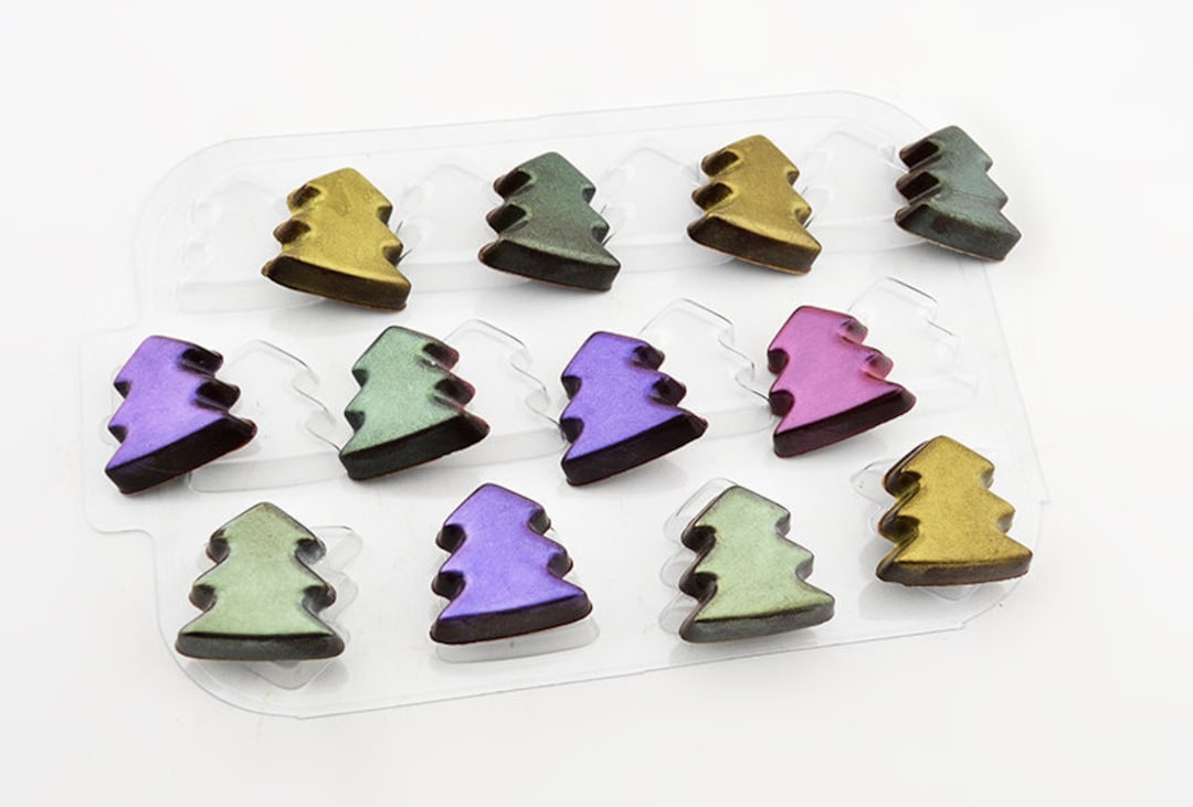 CHRISTMAS TREES MOLD, Chocolate Mold, Mini Soap Mold, Cupcake ...