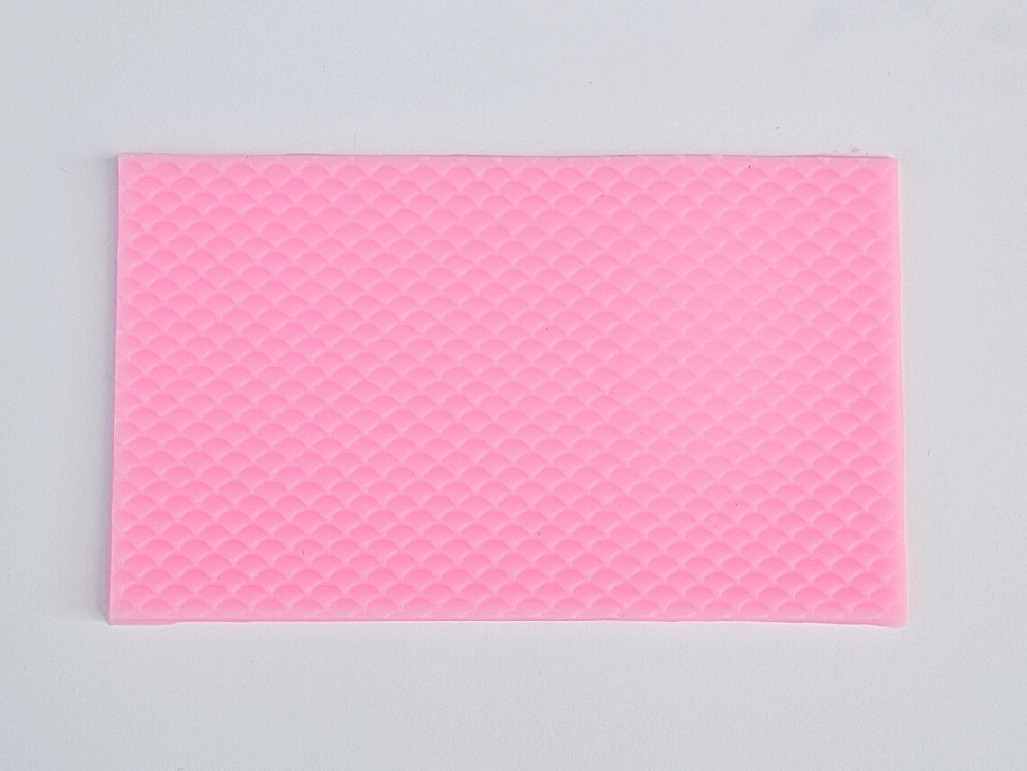 Mermaid Embosser Mat Fish Scale Silicone Texture Mat Dragon | Etsy