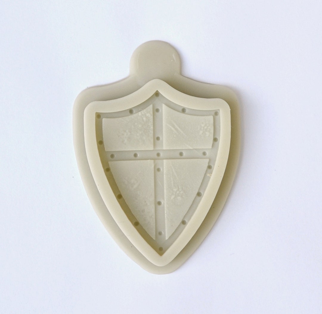 SHIELD MOLD, Chocolate Mold, Fondant Mold, Knight Theme Cake Decoration ...