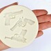 GUN VARIETY MOLD, Fondant Mold, Chocolate Mold, Pistol Mold, Cupcake ...