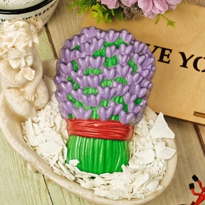 LAVENDER BOUQUET MOLD, Soap Mold, Bath Bomb Mold, Chocolate Mold ...
