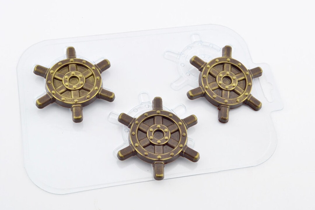 SHIP'S WHEEL MOLD, Chocolate Mold, Sea Theme Mold, Ocean Cake ...