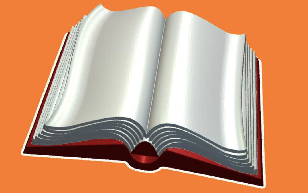 OPEN BOOK MOLD, Soap Mold, Bath Bomb Mold, Chocolate Mold, Soap Making ...