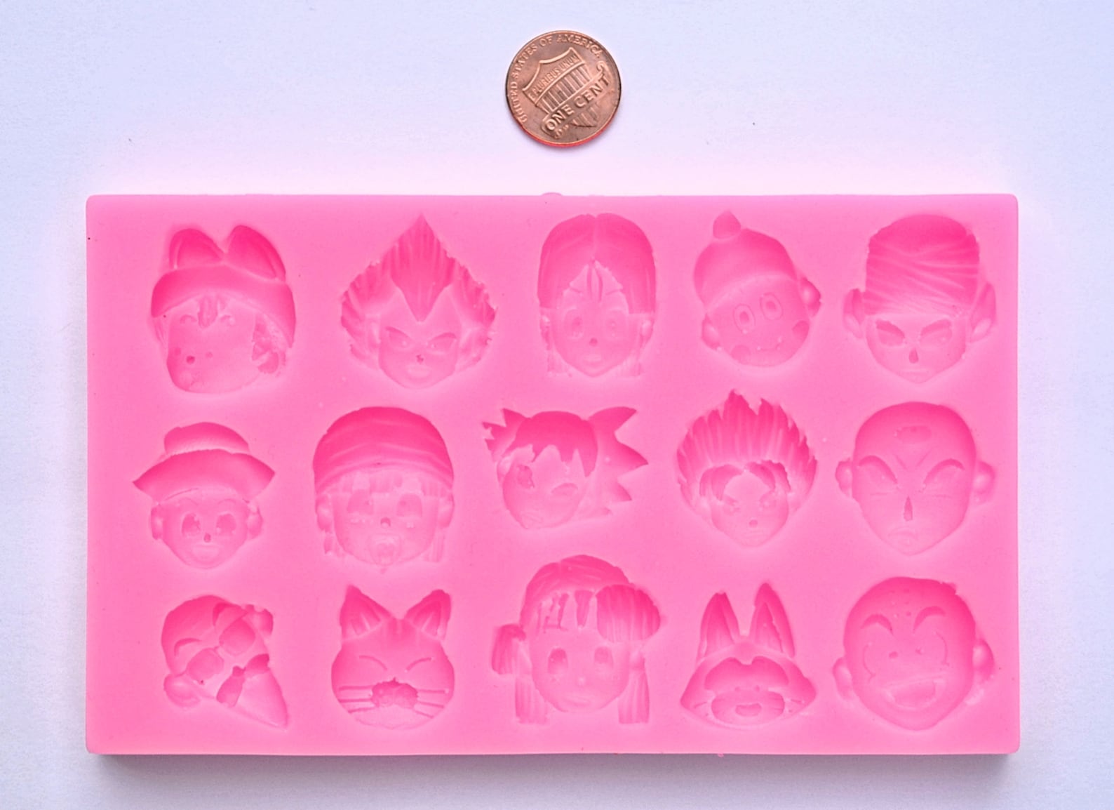 ANIME MOLD, Fondant Mold, Silicone Chocolate Mold, Cartoon Inspired ...