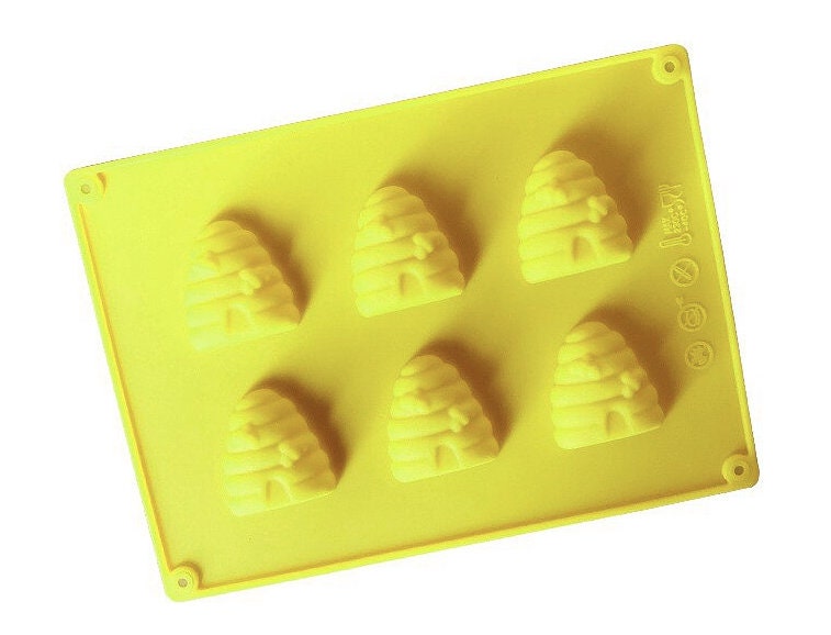 BEEHIVE MOLD, 6 Cavity Silicone Chocolate Mold, Cake Decoration Mold ...