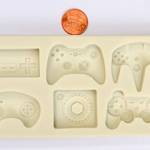 GAME CONTROLLER MOLD, Silicone Fondant Mold, Gamepad Mold, Chocolate ...