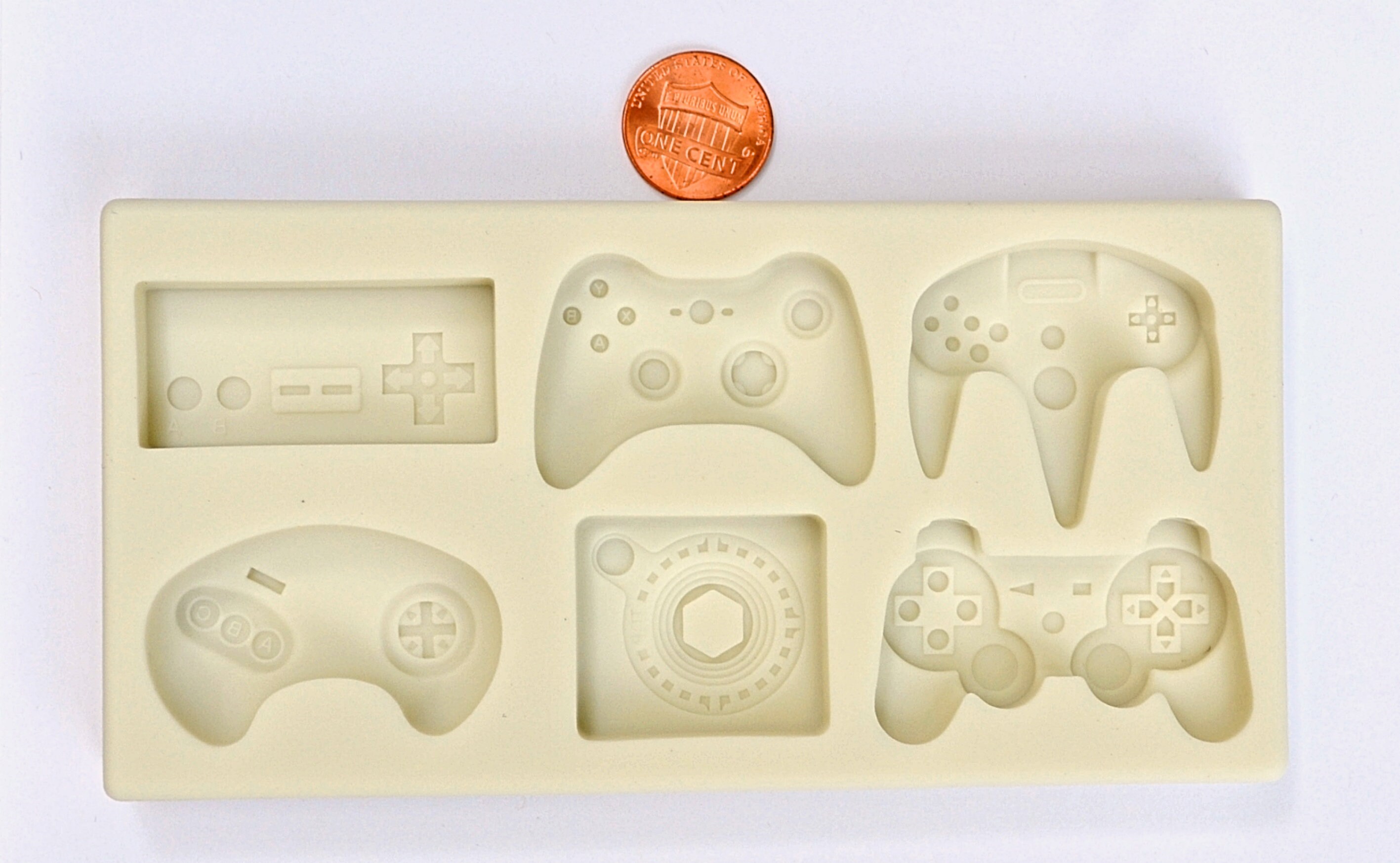 GAME CONTROLLER MOLD, Silicone Fondant Mold, Gamepad Mold, Chocolate ...