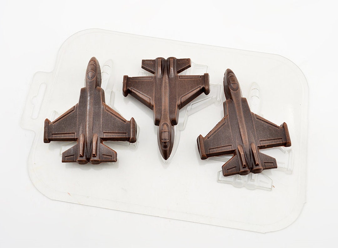 AIRPLANE TRIO MOLD, Chocolate Mold, Candy Mold, Soap Making Supplies ...