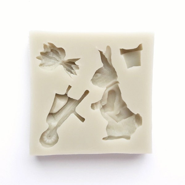 Rabbit Chocolate Mold - Etsy