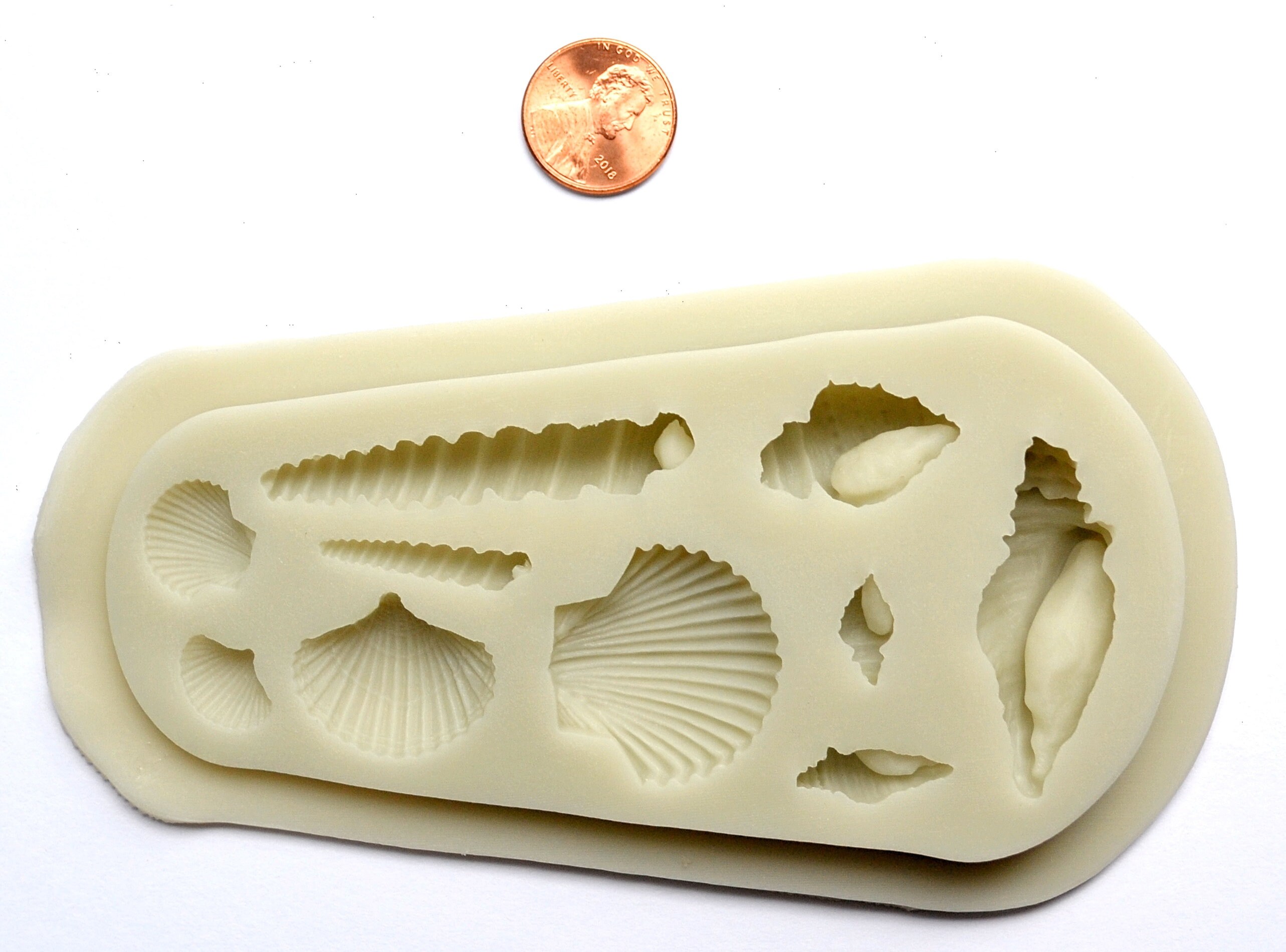 SEA SHELLS MOLD 10 Cavity Beach Themed Mold Under the Sea - Etsy