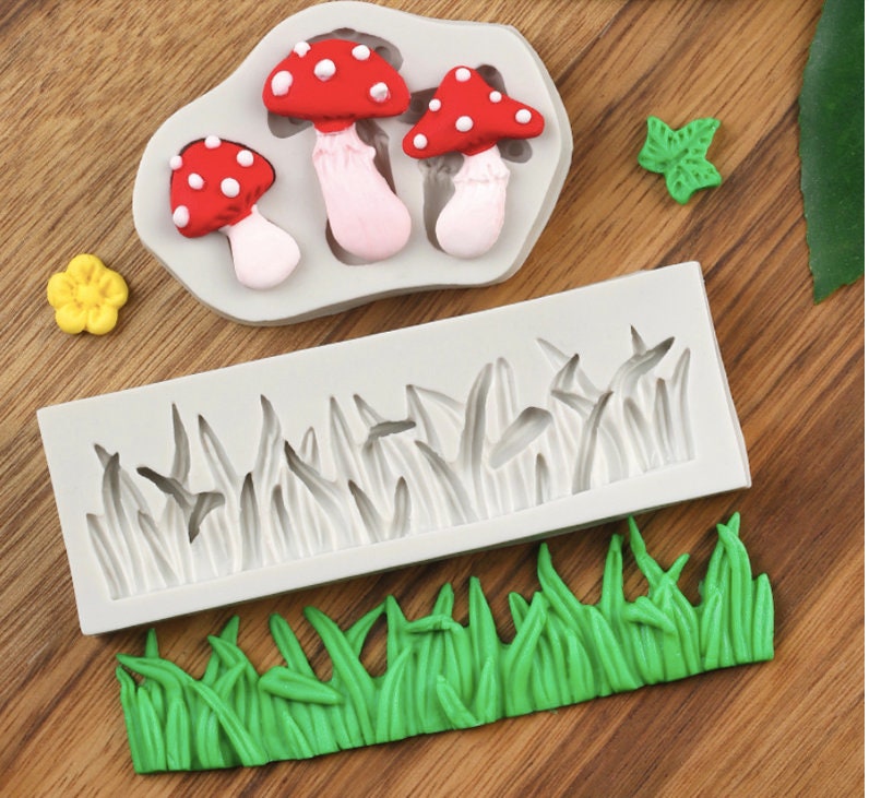 GRASS MOLD Spring Theme Silicone Fondant Mold Chocolate | Etsy