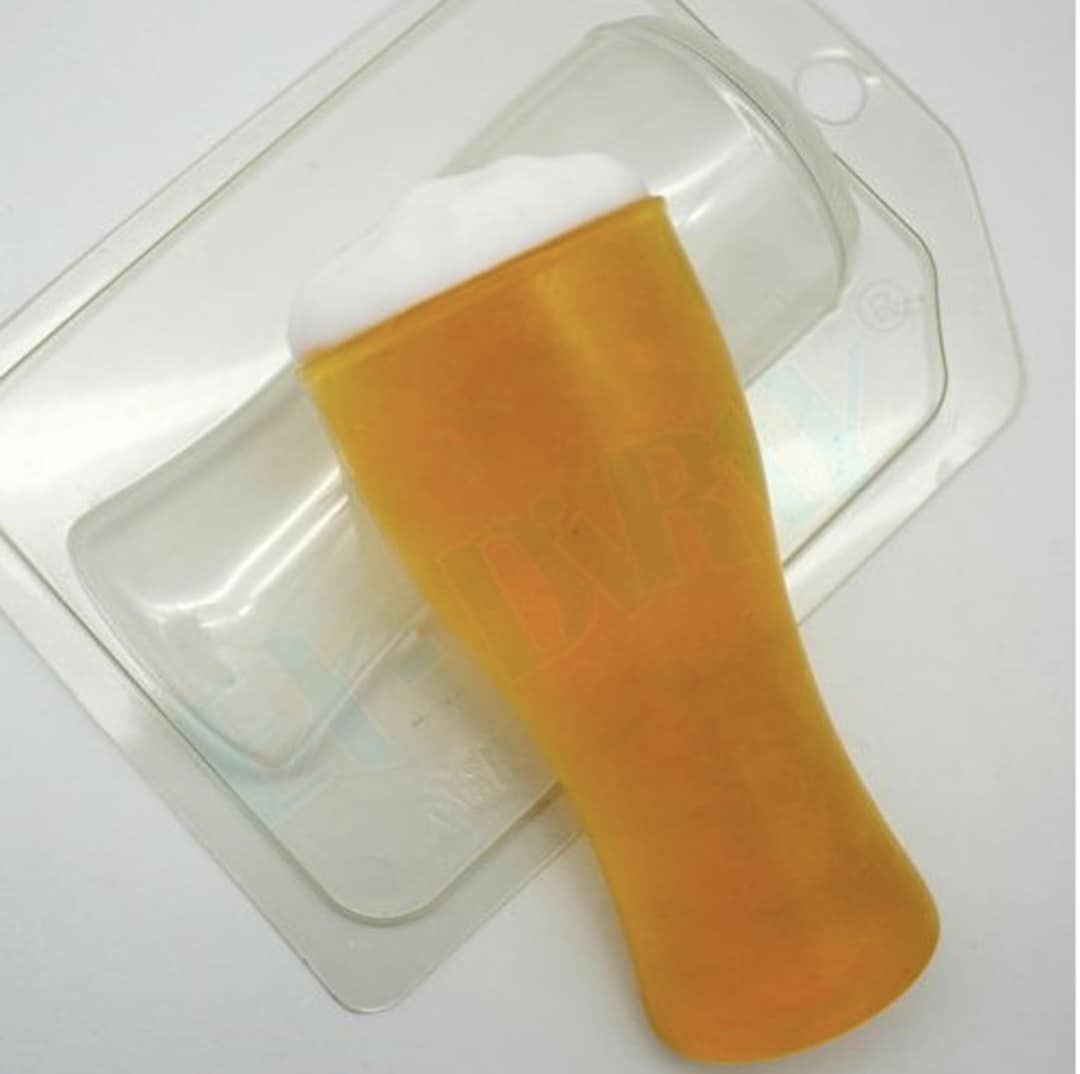 BEER GLASS MOLD, Beer Mug Plastic Soap Mold, St Patrick's Day Mold ...