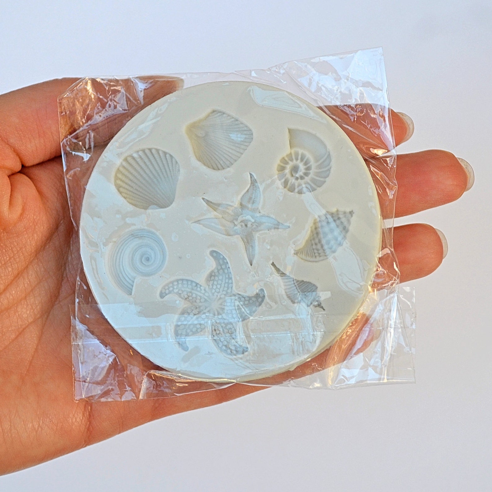 SEA SHELLS MOLD Beach Themed Mold Under the Sea Mold Mini - Etsy