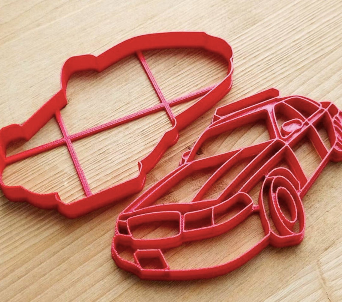 Police Car COOKIE CUTTER, Fondant Cutter, Police Theme Cake Decoration ...