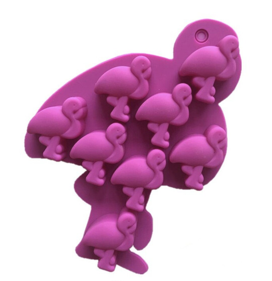 FLAMINGO MOLD, 8 Cavity Candy Mold, Cake Decorating Mold, Chocolate ...