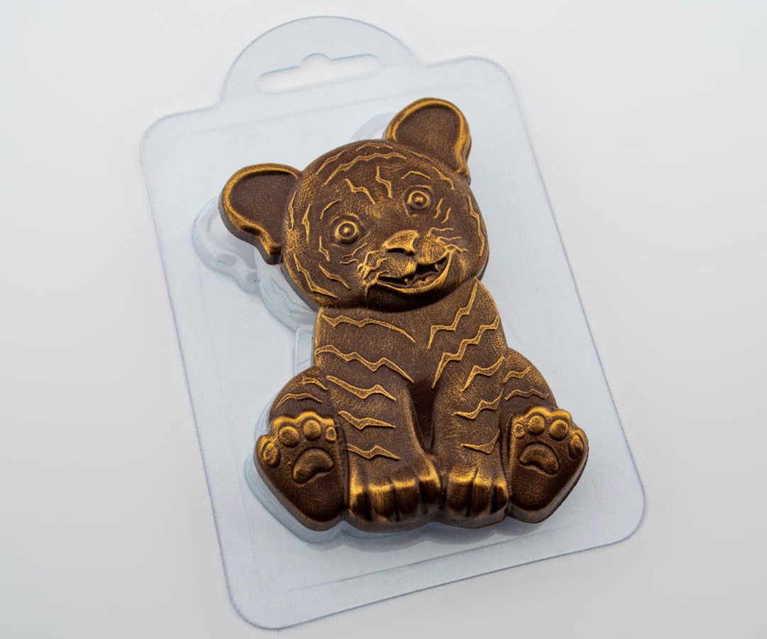 SMILING TIGER MOLD, Fondant Mold, Tiger Theme Cake Decorating ...