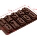 NUMBERS MOLD, Silicone Chocolate Mold, Candy Mold, Cake Decorating, Ice ...