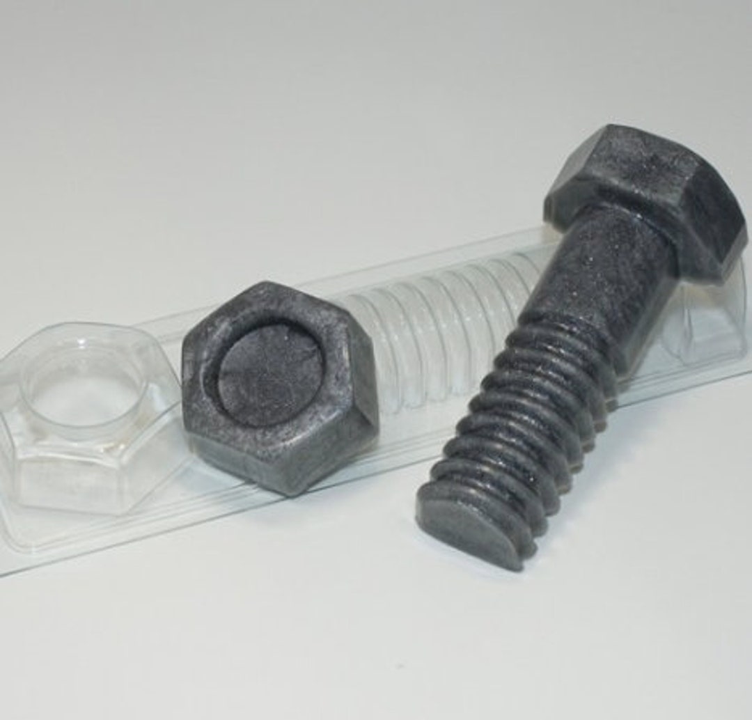 BOLT & NUT MOLD, Soap Mold, Father's Day Chocolate Making Supplies ...