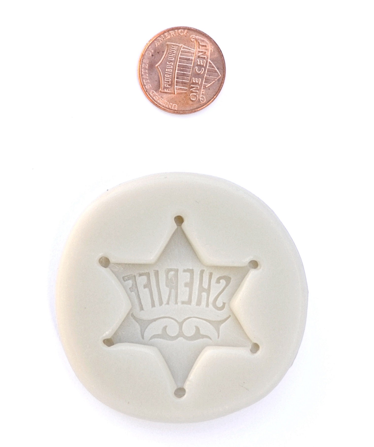 SHERIFF BADGE MOLD, Police Theme Mold, Policeman Cake Decoration Mold ...