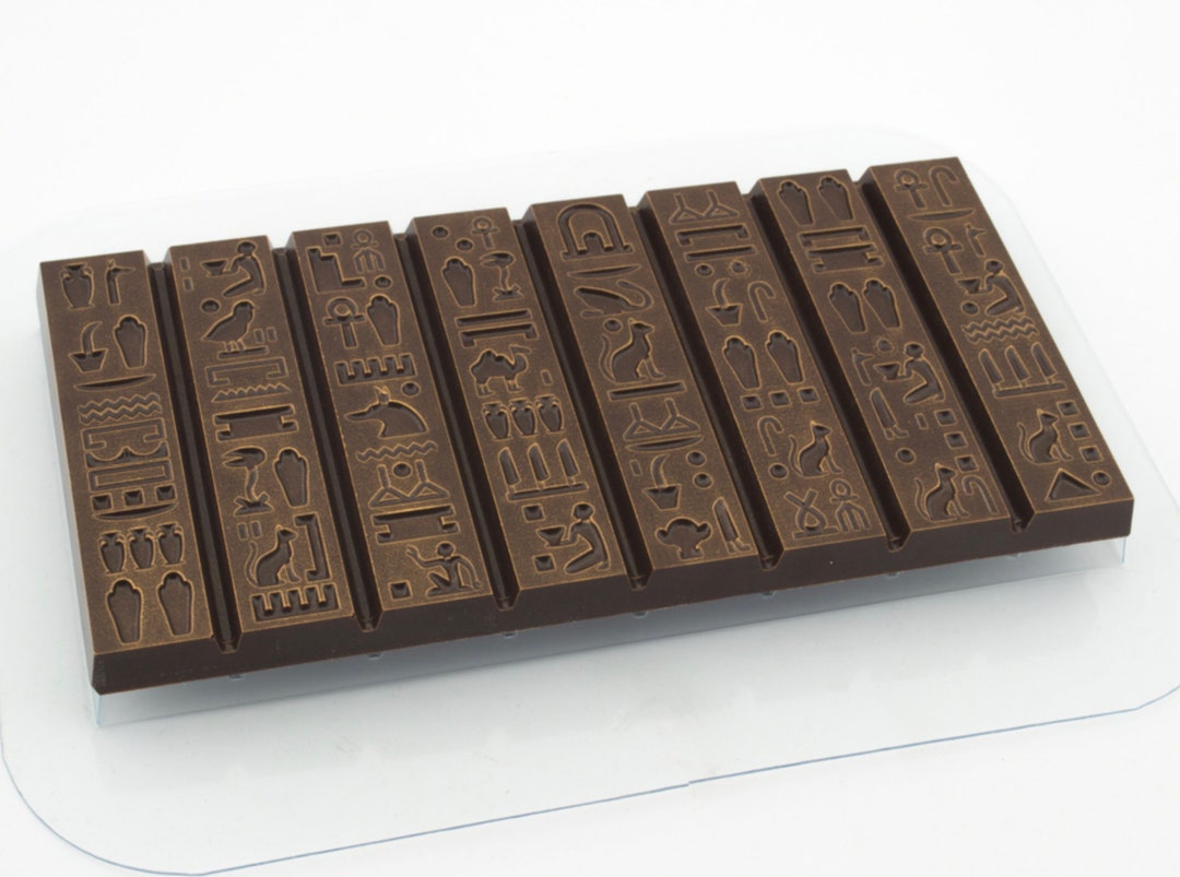 EGYPTIAN PYRAMIDS MOLD, Chocolate Bar Mold, Unique Baking Supplies ...
