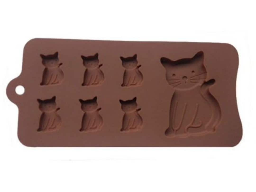 CAT & KITTENS MOLD, Novelty Silicone Chocolate Mold, Kitty Ice Tray ...