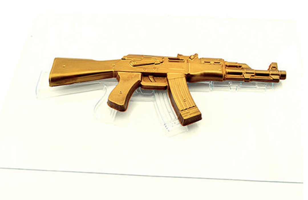 LARGE GUN MOLD, Chocolate Mold, Hunter Theme Cake Decoration Mold for ...