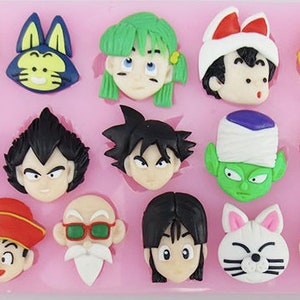 ANIME MOLD, Fondant Mold, Silicone Chocolate Mold, Cartoon Inspired ...