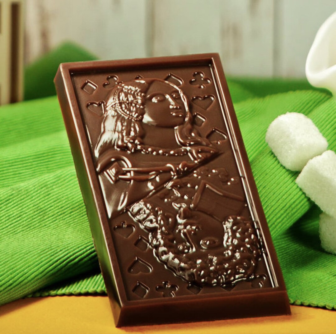 PLAYING CARDS MOLD - King and Queen - Chocolate Mold, Soap Mold, Bath ...