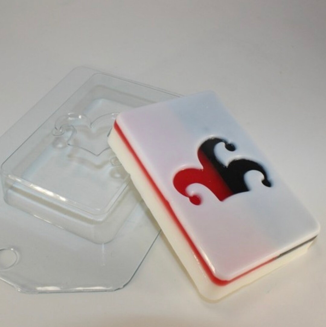 JOKER CARD MOLD, Playing Cards Soap Mold, Bath Bomb Mold, Chocolate ...