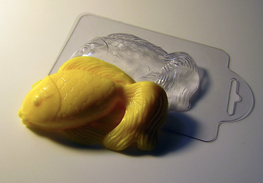 GOLDFISH MOLD, Soap Mold, Bath Bomb Mold, Chocolate Mold, Cake ...