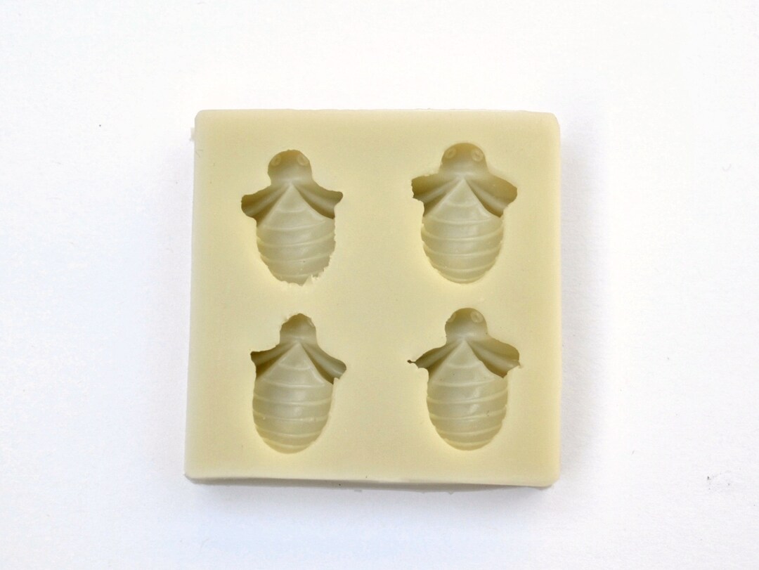 BEE MOLD, Silicone Fondant Mold, Mini Honeybee Chocolate Mold, Bee ...