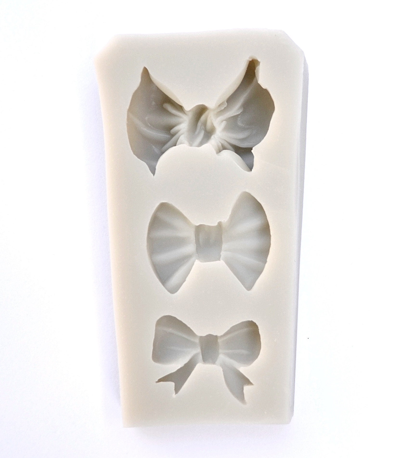 BOW VARIETY MOLD, Silicone Fondant Mold, Chocolate Mold, Cupcake ...