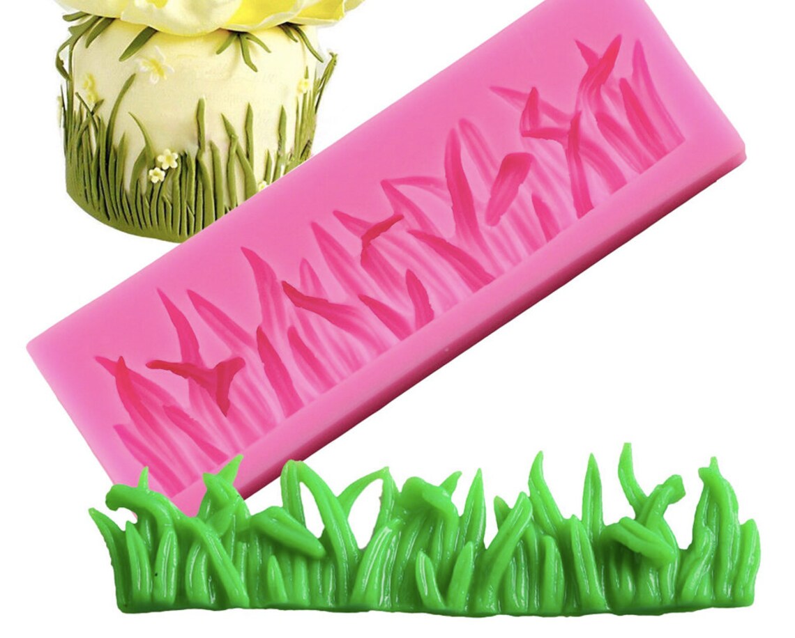 GRASS MOLD Spring Theme Silicone Fondant Mold Chocolate - Etsy