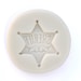 SHERIFF BADGE MOLD, Police Theme Mold, Policeman Cake Decoration Mold ...