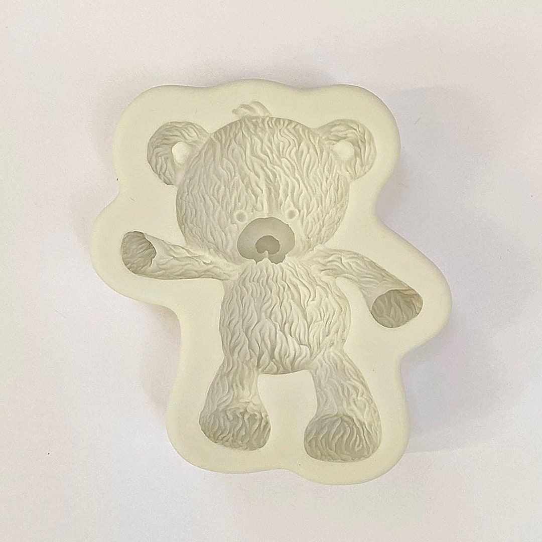 TEDDY BEAR MOLD, Fondant Mold, Chocolate Mold, Resin Mold, Kids ...