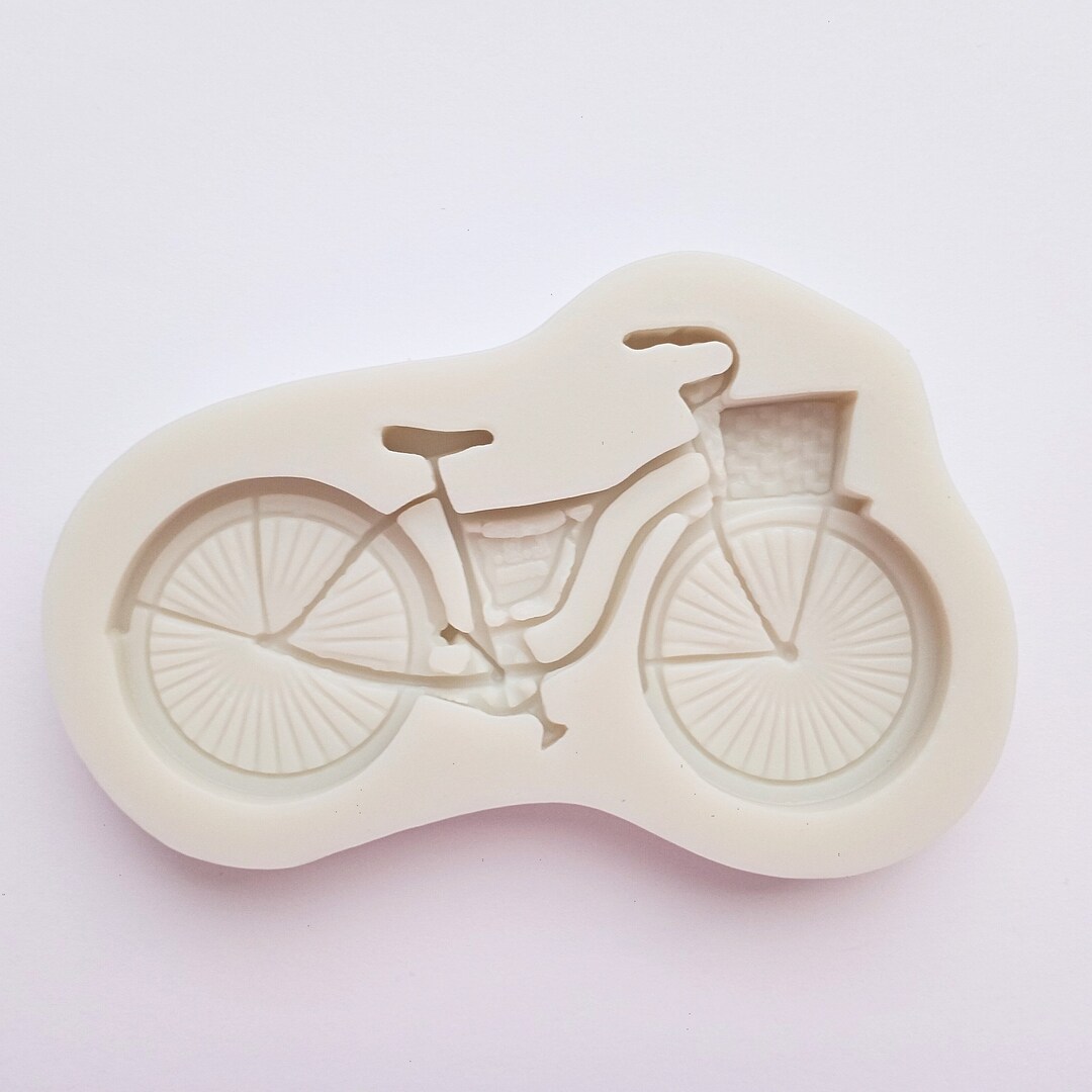 BICYCLE MOLD, Fondant Mold, Chocolate Mold, Retro Theme Cake Decoration ...