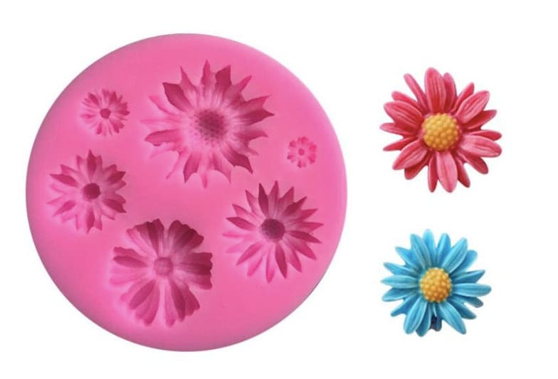 FLORAL VARIETY MOLD Silicone Mold Mini Flowers Mold Fondant - Etsy