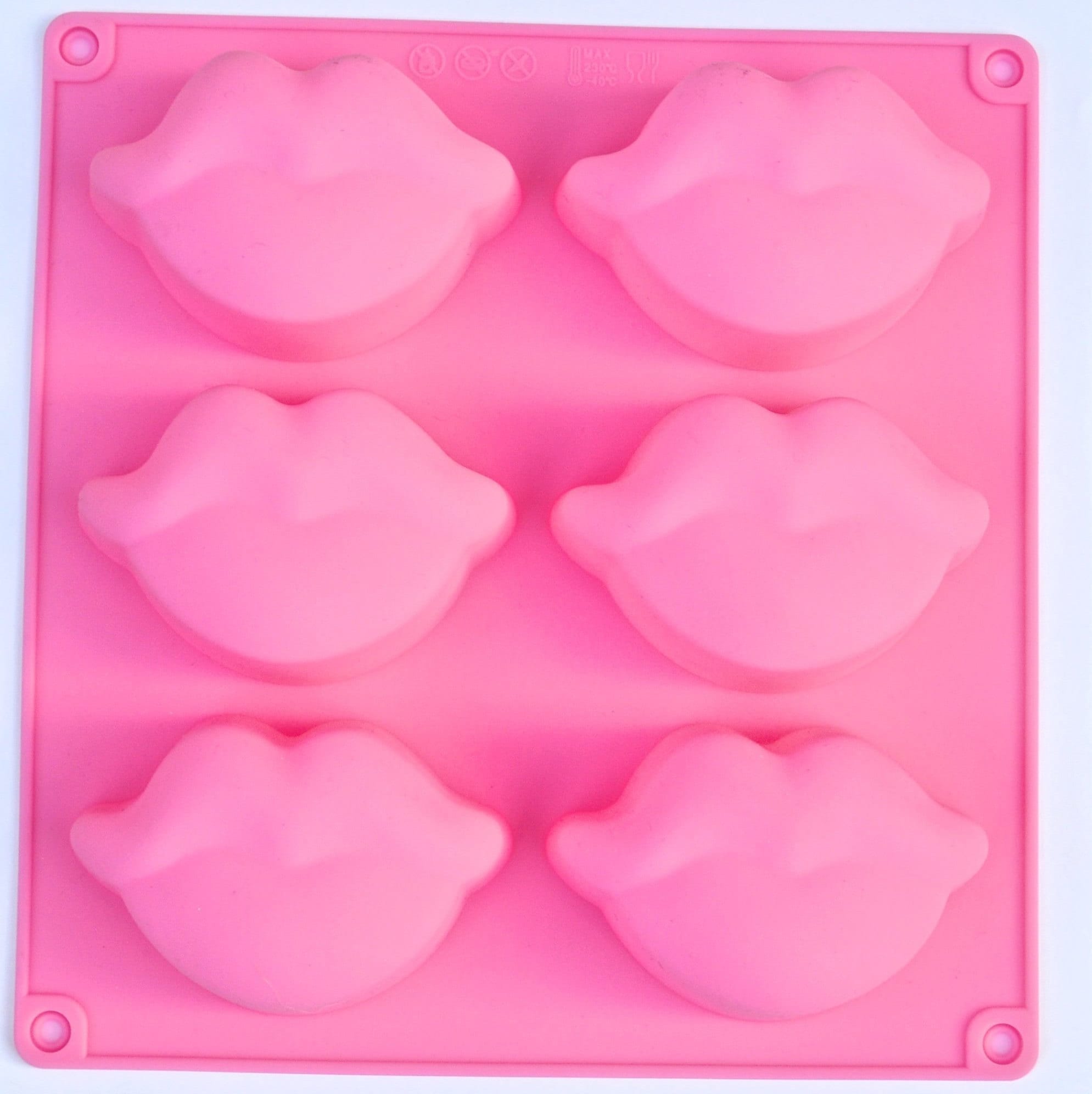 LIPS MOLD 6 Cavity Silicone Baking Mold Sexy Lips Soap Mold | Etsy