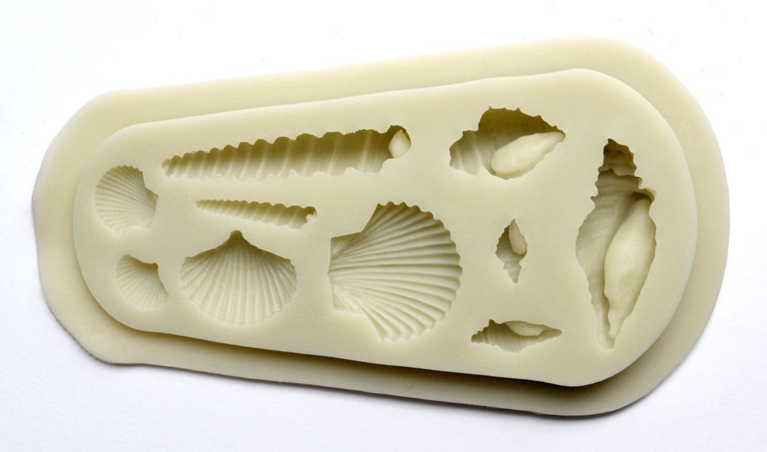 SEA SHELLS MOLD, 10 Cavity Beach Themed Mold, Under the Sea Mold ...