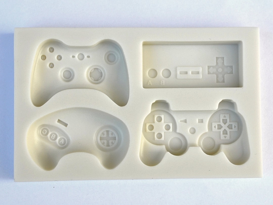 GAME CONTROLLER MOLD, Silicone Gamepad Mold, Chocolate Mold, Fondant ...