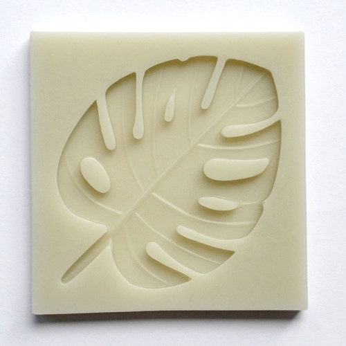 LARGE LEAF MOLD Silicone Fondant Mold Tropical Theme Cupcake - Etsy