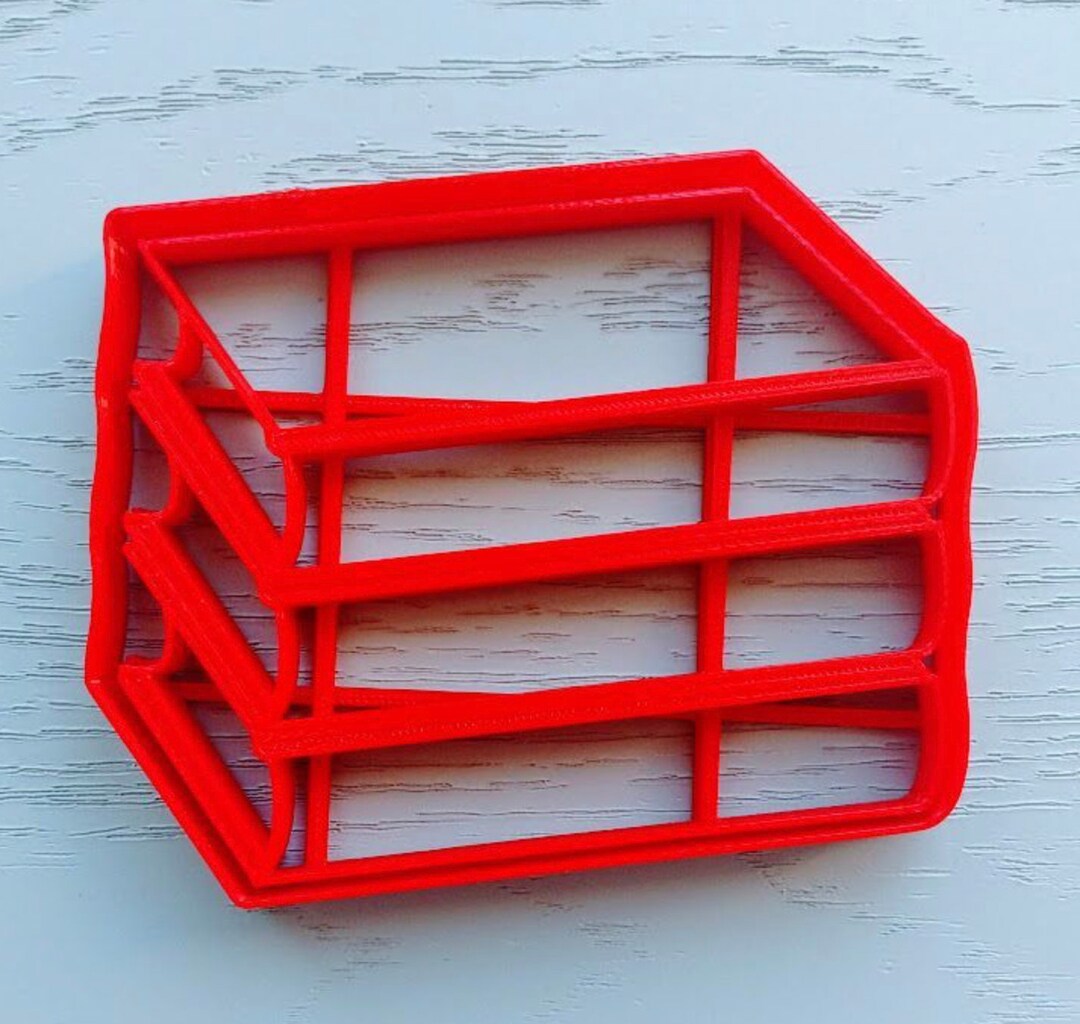 BOOKS COOKIE CUTTER, Teacher Cake Decoration, Books Mold, Pile of Books ...