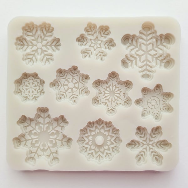 Chocolate Snowflake Mold - Etsy