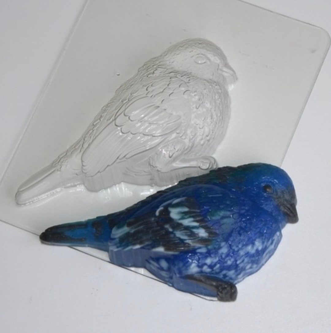 BIRD MOLD, Soap Mold, Chocolate Mold, Cake Decoration, Fondant Mold ...
