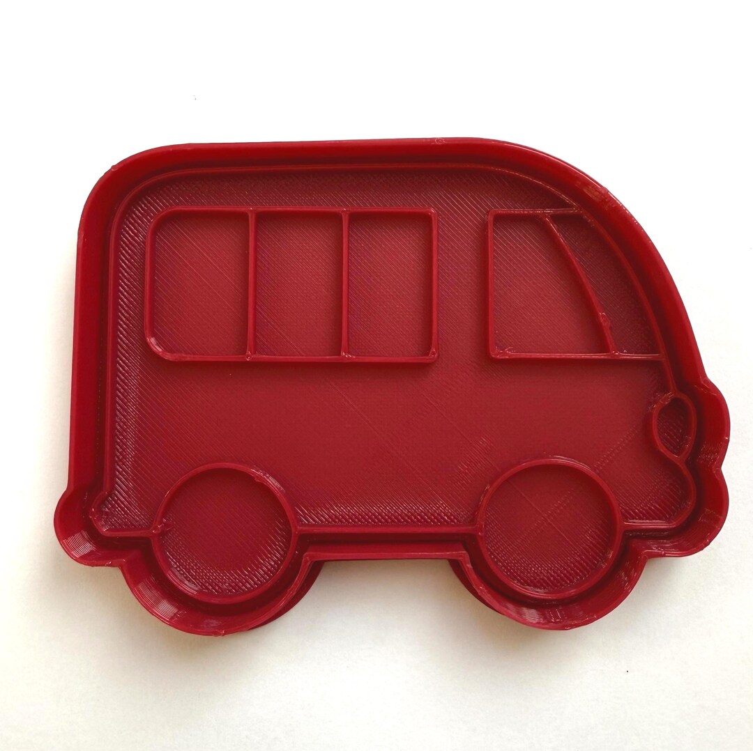 BUS COOKIE CUTTER, School Bus Fondant Cutter, Back to School Cake ...