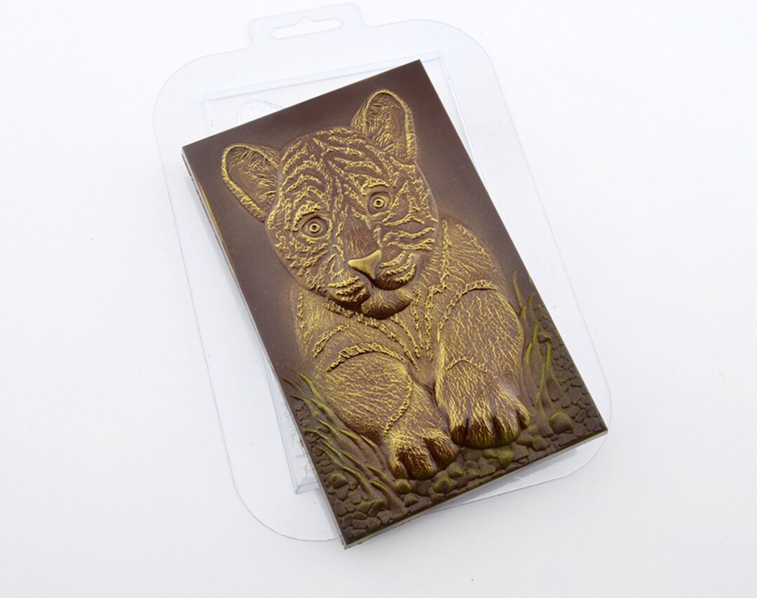 TIGER CHOCOLATE MOLD, Chocolate Bar Mold, Candy Mold, Tiger Cake ...